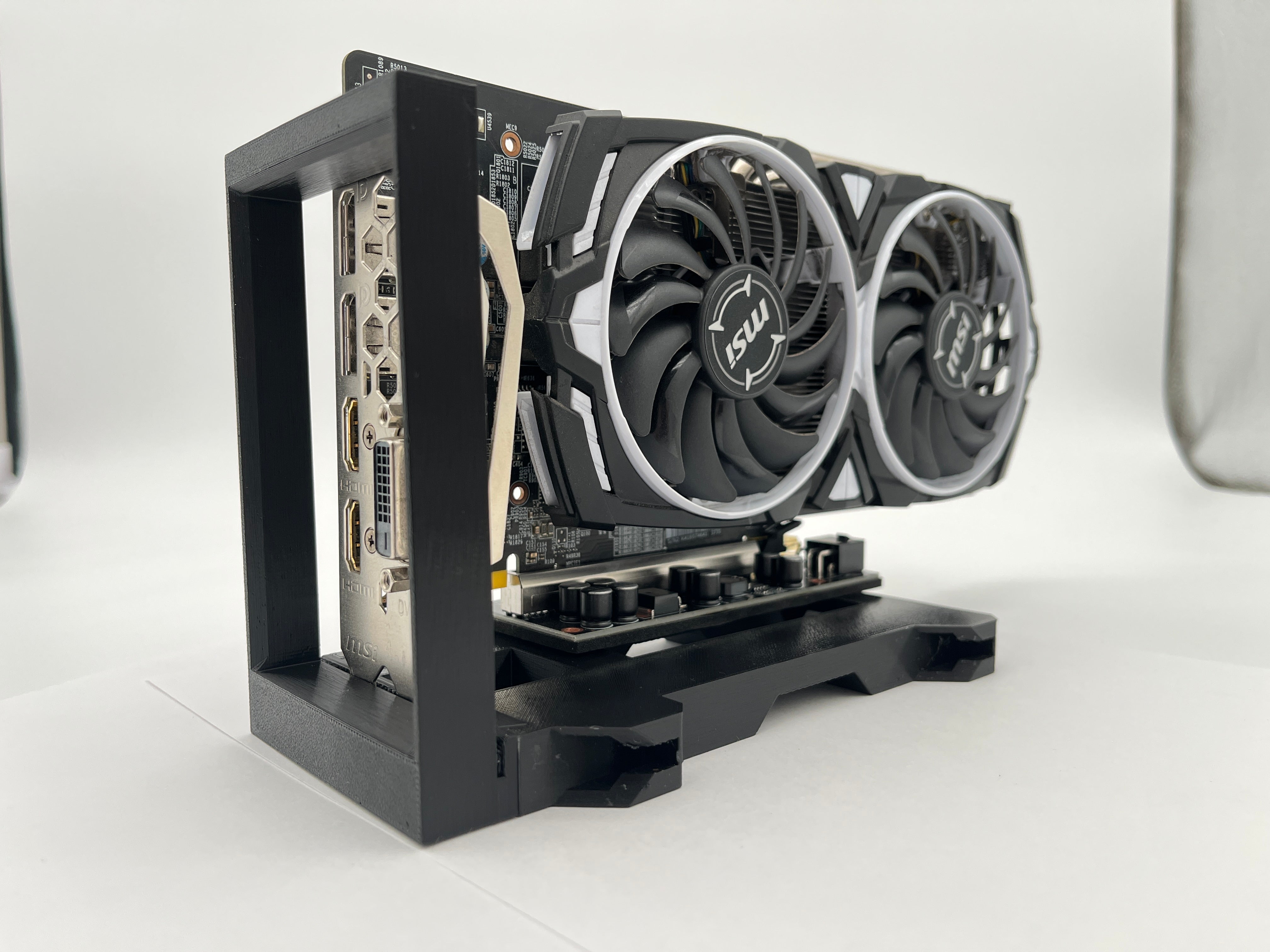 Graphics Card Riser Stand for Test Bench/Mining/Desktop Case – 3D Print Master