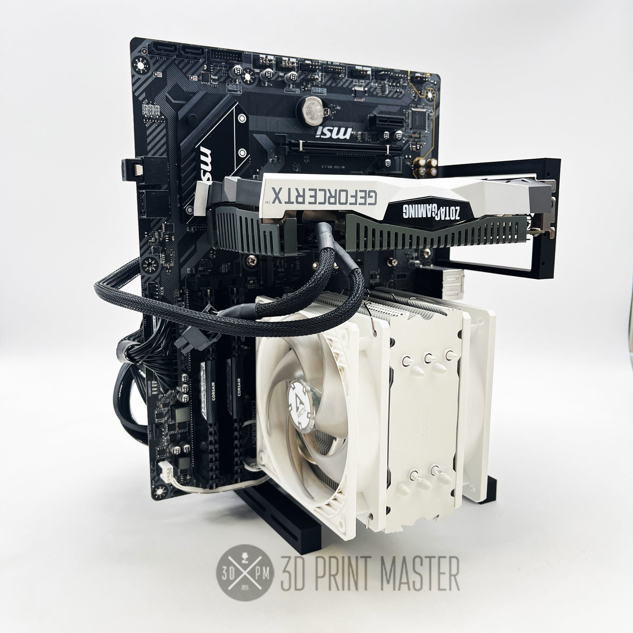 CPU AI Compute Rig Stand / Crypto Mining Rig Stand + Screws – 3D Print ...