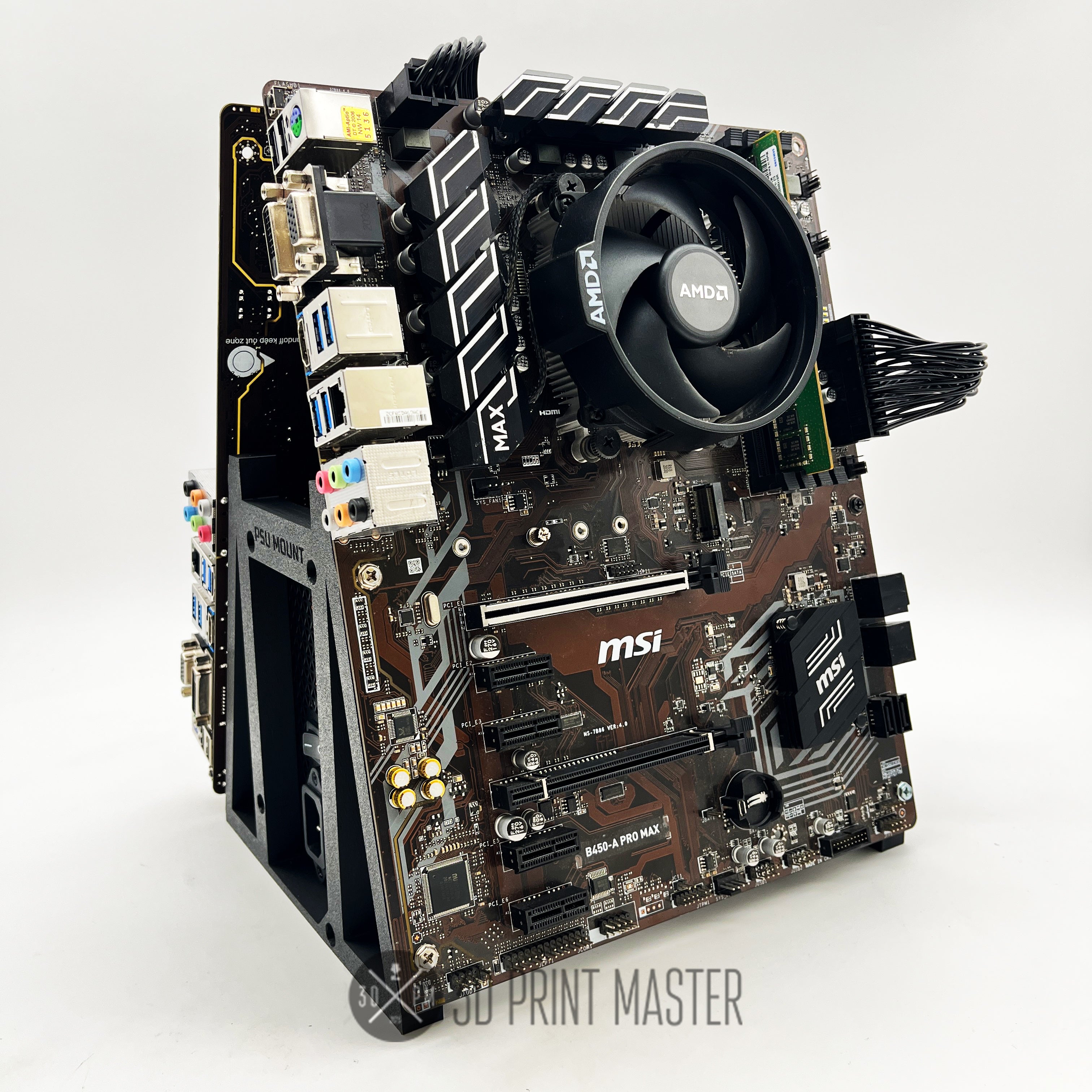 Dual Motherboard Stand for CPU Crypto Mining | Lite & Full | 3D Print ...